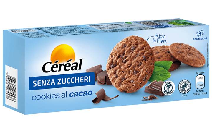 Cookies al cioccolato senza zuccheri | Céréal