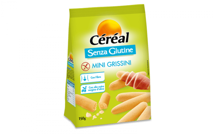 Mini grissini Pane e sostitutivi Senza Glutine
