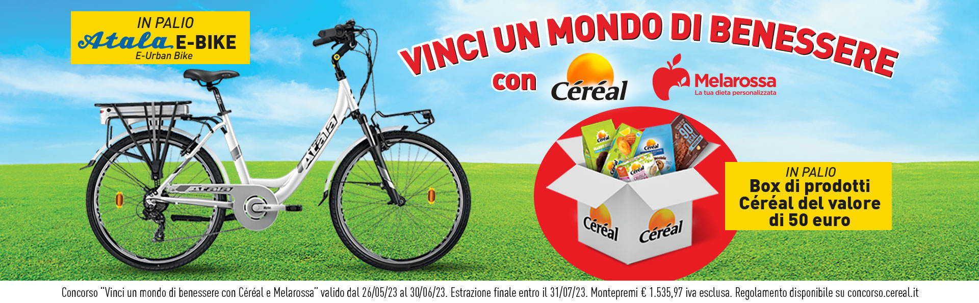Concorso Céréal e Melarossa 2023: Vinci un E-Bike | Céréal