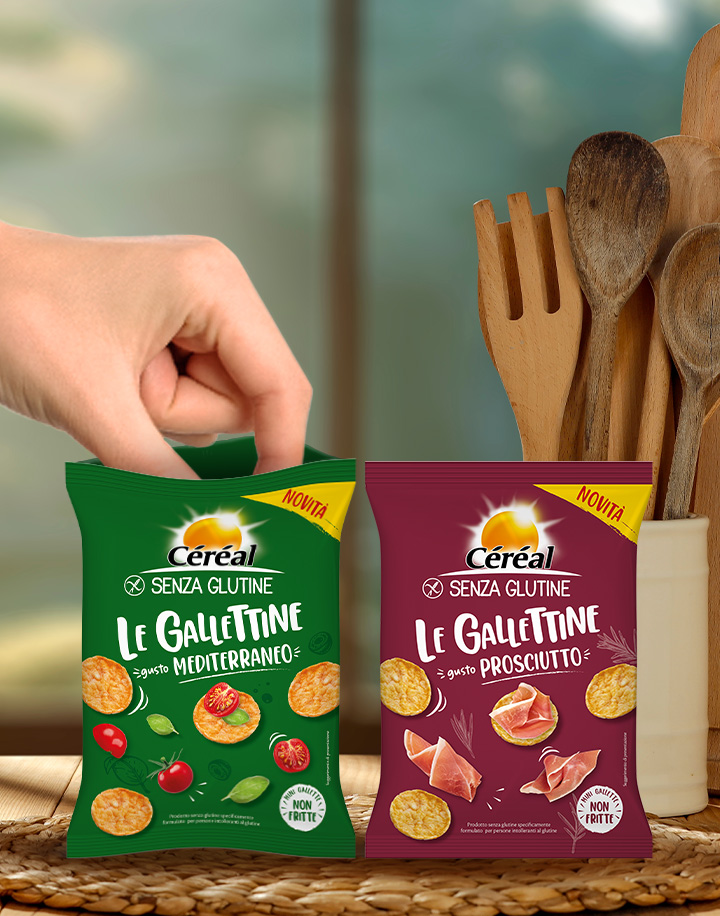 Caratteristiche Mini Gallette Senza Glutine - Novità | Céréal